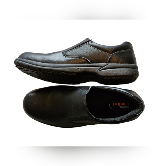 Safetstep | Shoes | Safetstep Comfort Mens Size 4 All Black Slipon Work ...